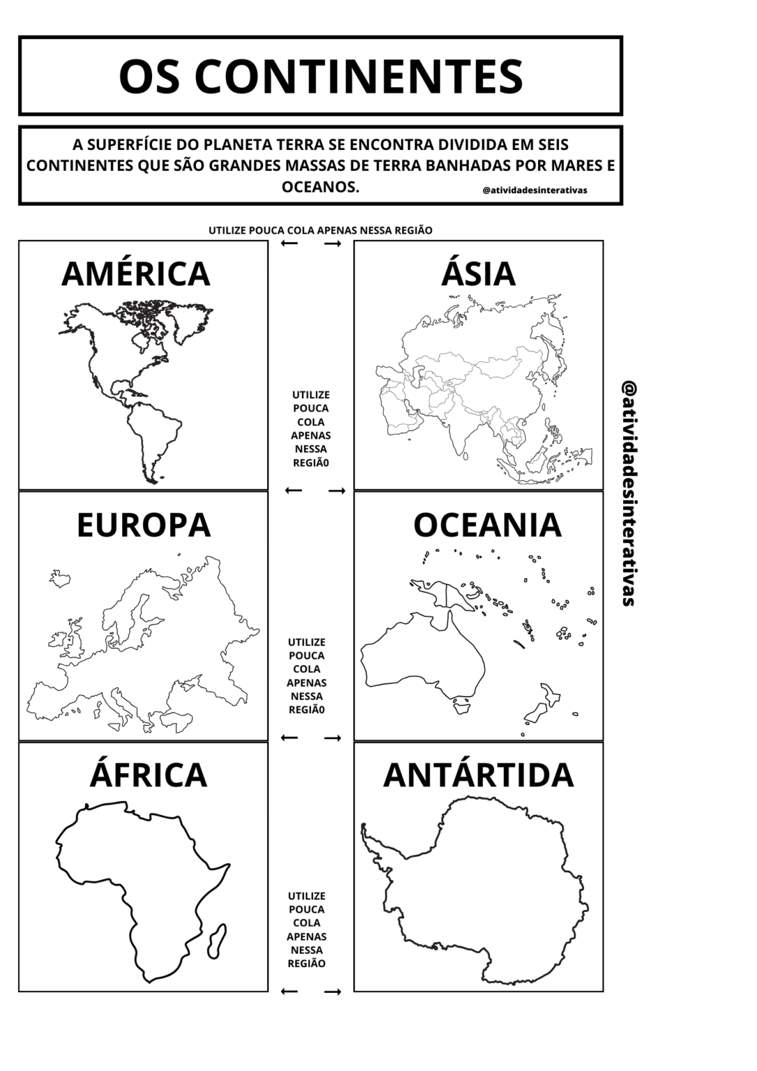 KIT DOS CONTINENTES – Atividades Interativas: Explore, Aprenda e ...
