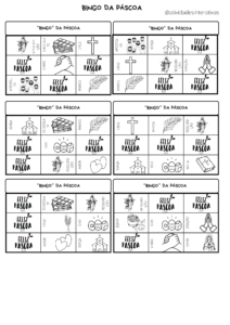JOGO – BINGO DA PÁSCOA – Atividades Interativas: Explore, Aprenda e ...
